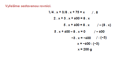 rovnice :: Matematika Čermáková